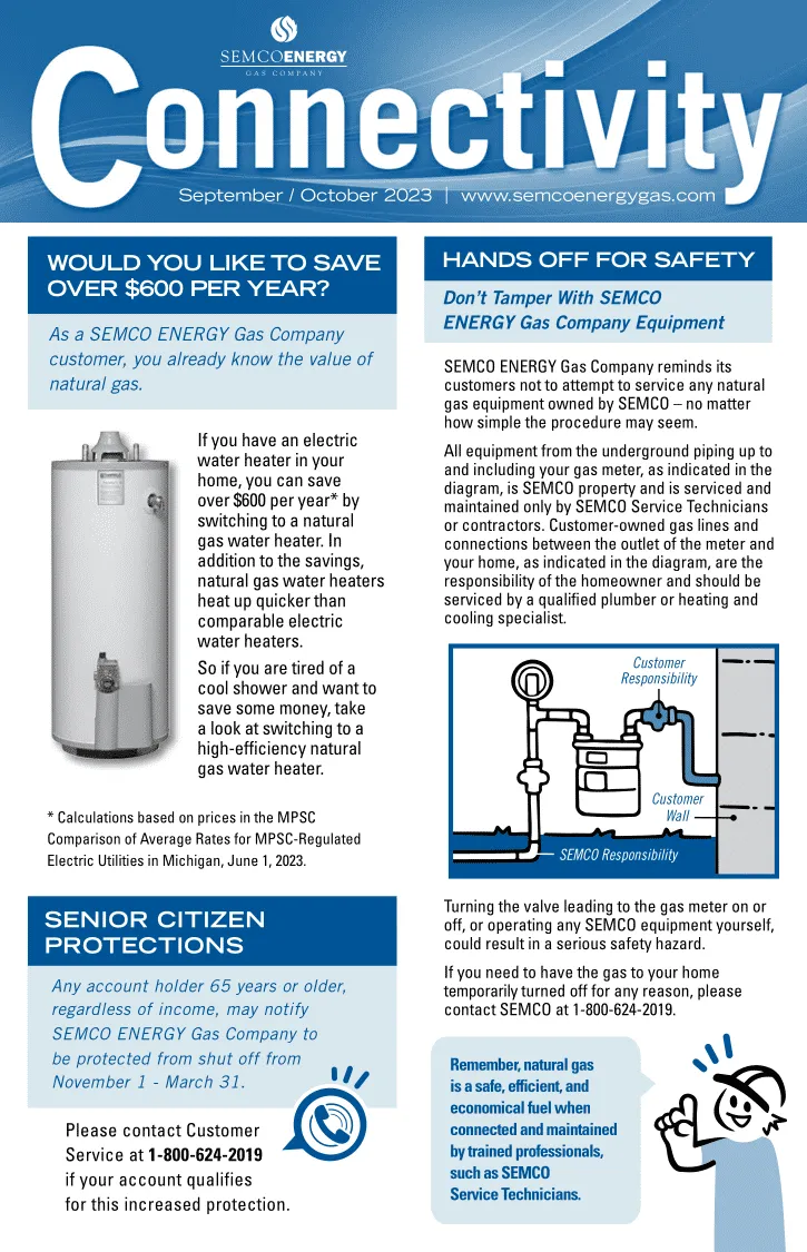 Connectivity Newsletter - SEMCO Energy Gas Company